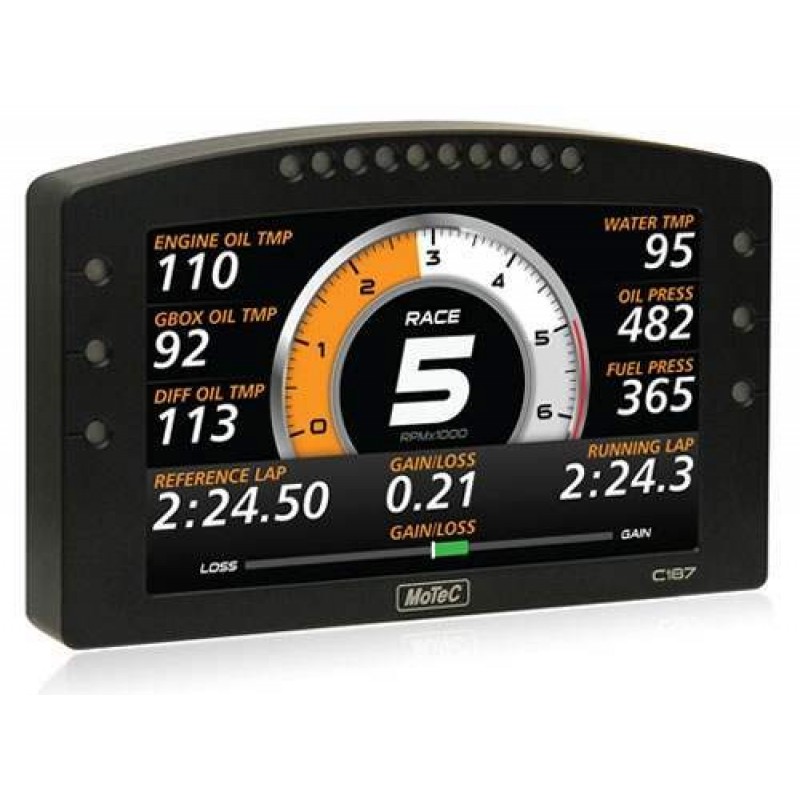 MoTeC C127 7" COLOR DISPLAY W/USB ⋆ Fischer Motorsports | MoTeC Engine Management Systems